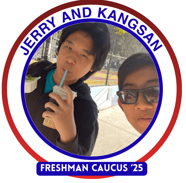 Kangsan Dickerson and Jerry Dong for Freshman Caucus | StuyBOE Voting Site